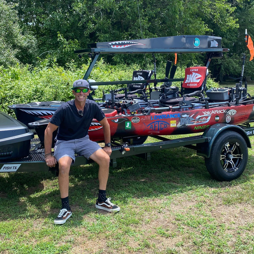 T MAXX Tandem Kayak Trailer – Fish TX Kayak Trailers