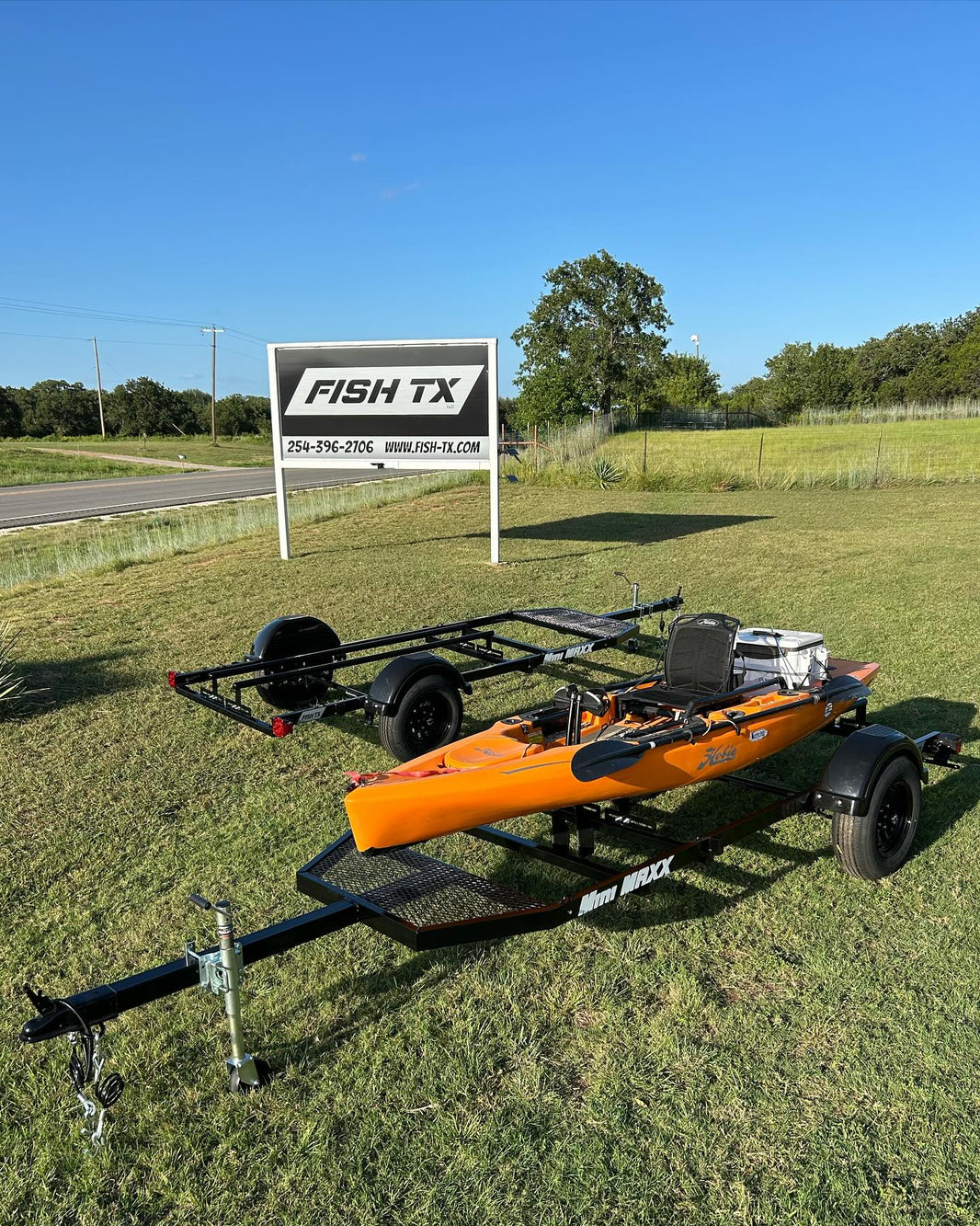 Fish TX Kayak Trailers
