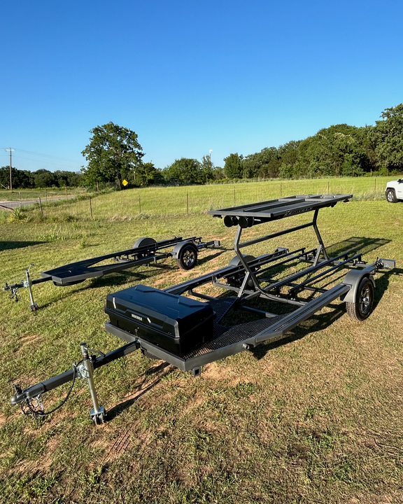 T MAXX Tandem Kayak Trailer – Fish TX Kayak Trailers